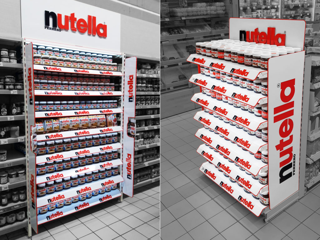 NUTELLA gondola decoration - Artplex