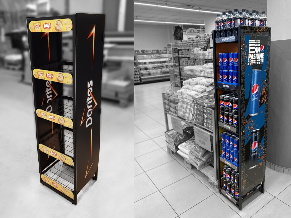 PEPSI foldable stand - Artplex