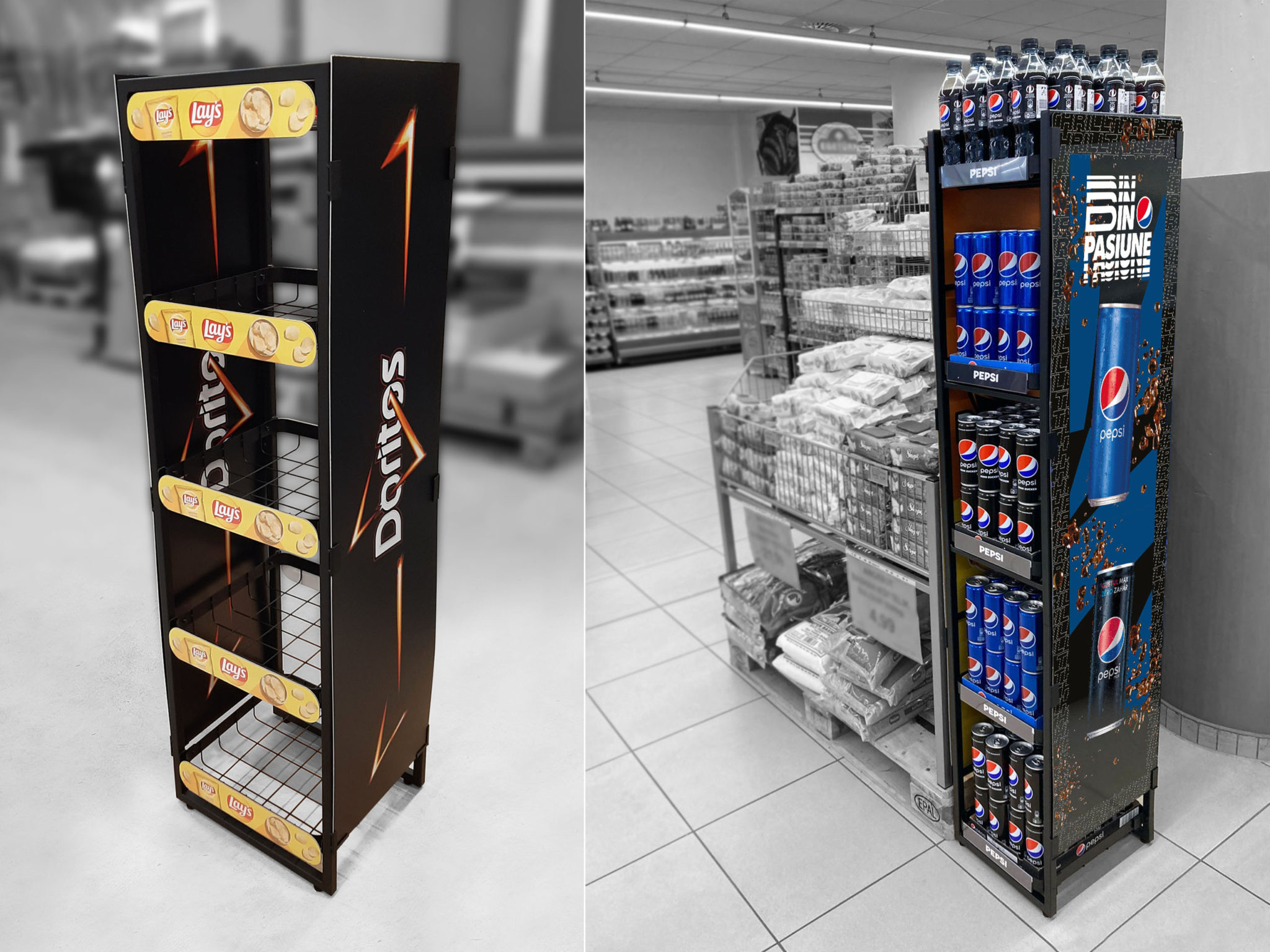 PEPSI foldable stand - Artplex